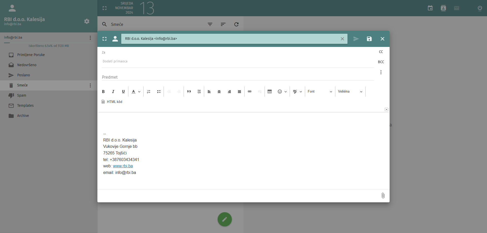 Prednosti – BizMail
